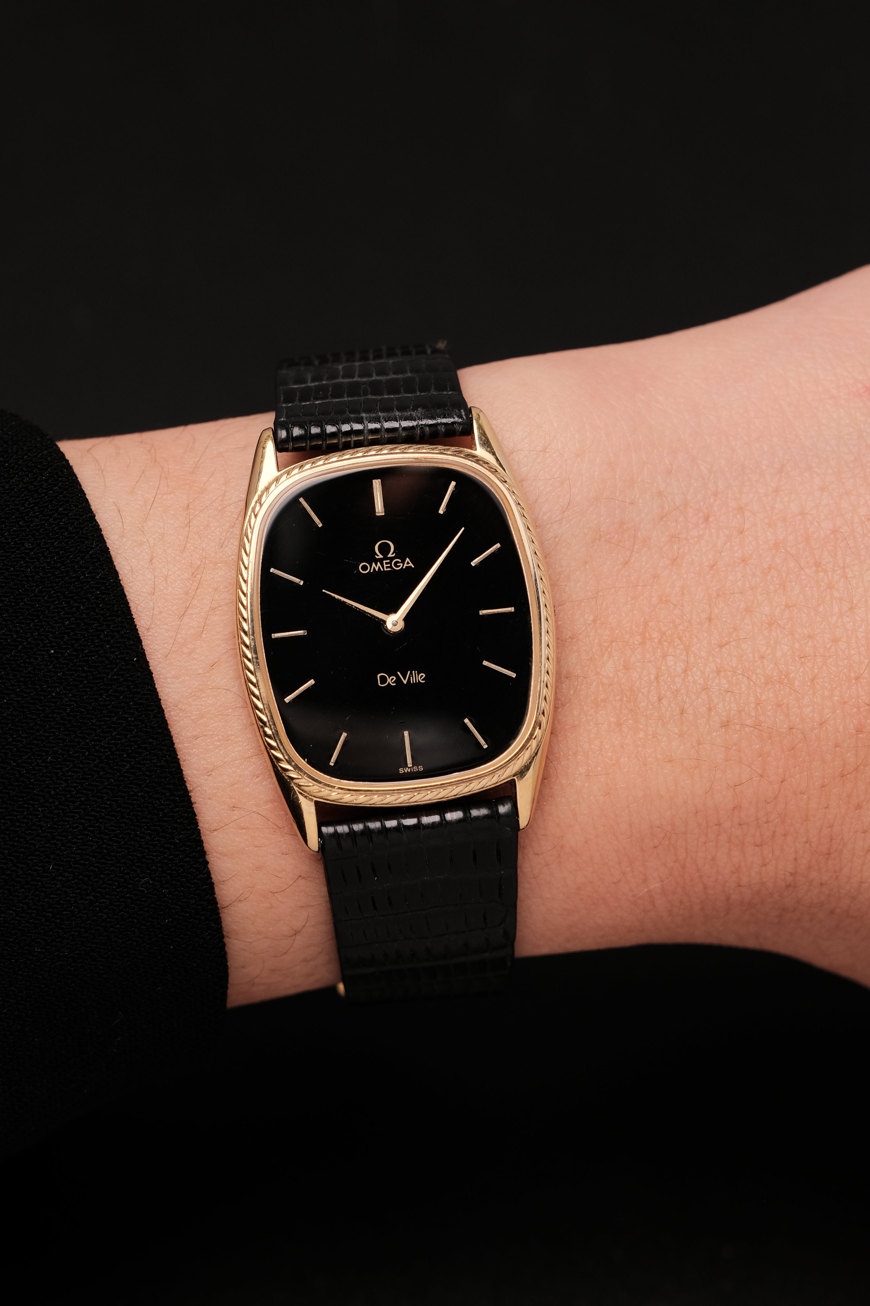 Vintage Omega De Ville Ellipse Quartz Gold Plated Ref 191 0168 Cal 136 ...